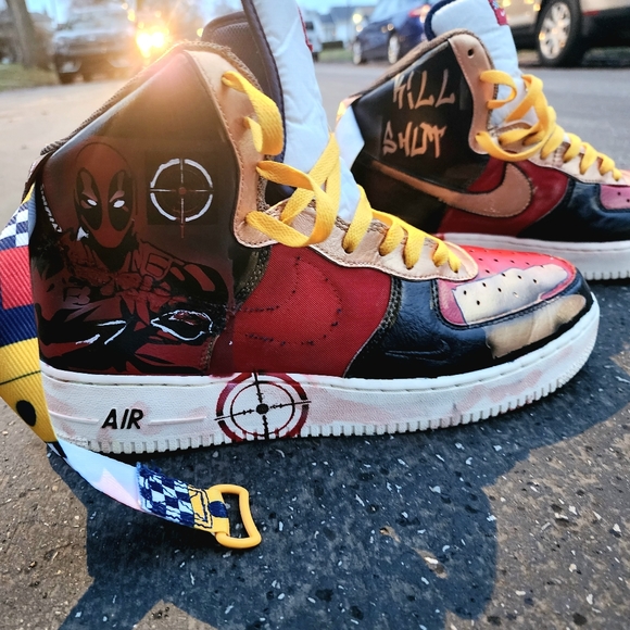 Nike | Shoes | Deadpool Custom Air Force | Poshmark